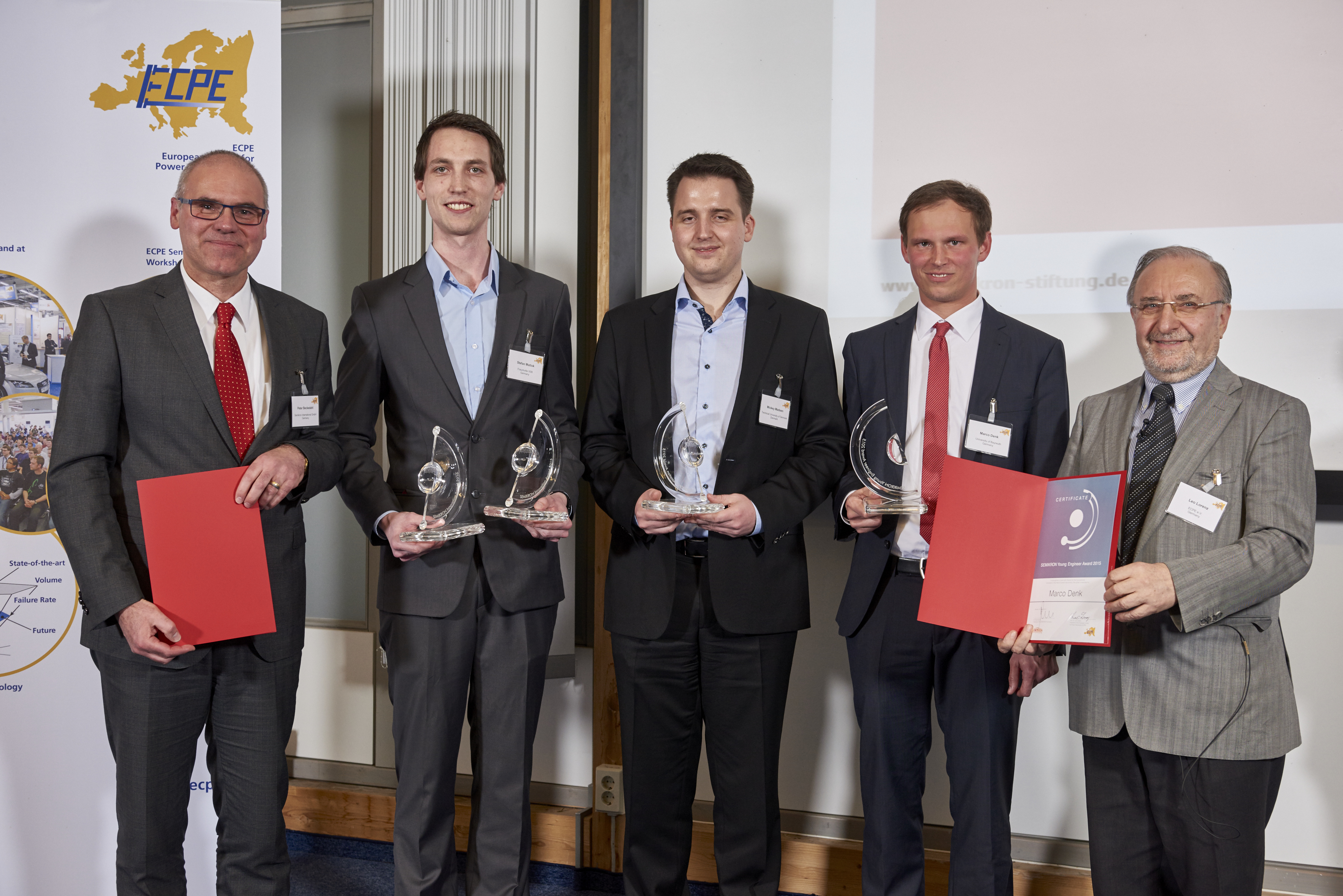 Die SEMIKRON Stiftung und das ECPE verleihen 2015 Herrn Otto Kreutzer ...