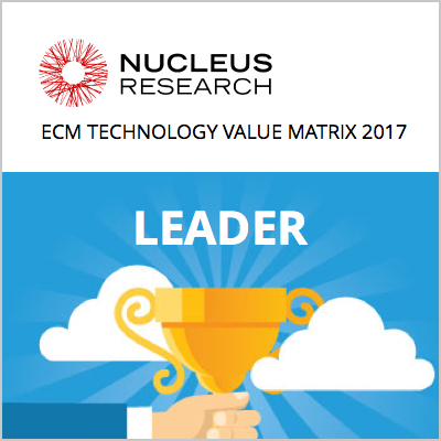Nucleus Research sieht M-Files als Leader in ECM Value Matrix 2017, M-Files, Story - PresseBox