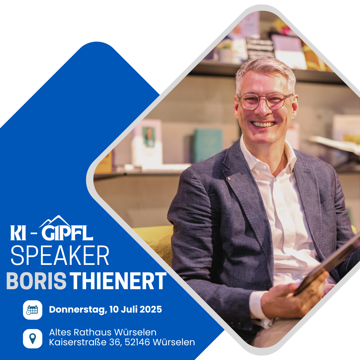 KI G1PFL 2025 in Aachen: Boris Thienert Praxisnahe KI-Impulse für Unternehmen (in Würselen ...