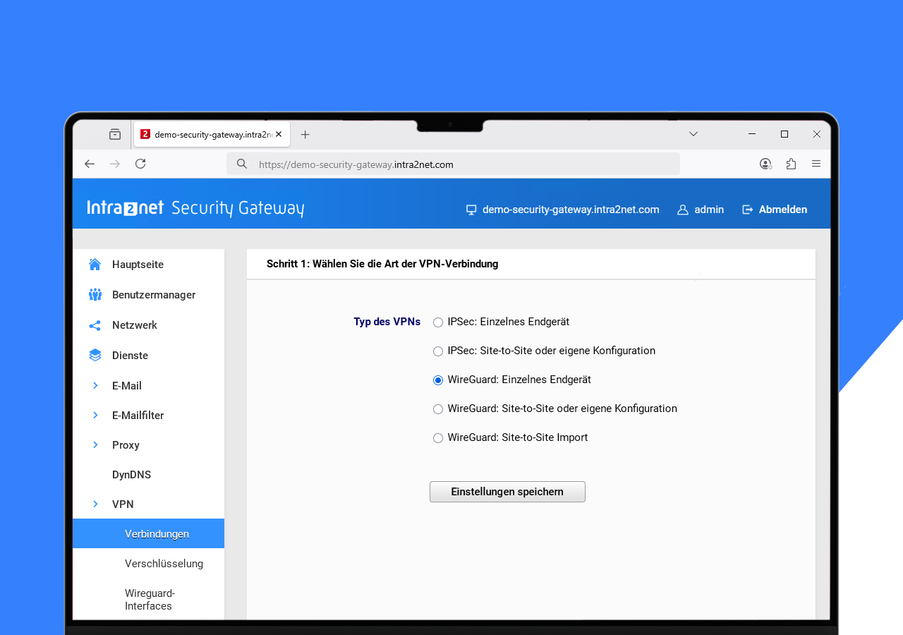 Intra2net Security Gateway 7 jetzt mit WireGuard VPN, Intra2net AG ...