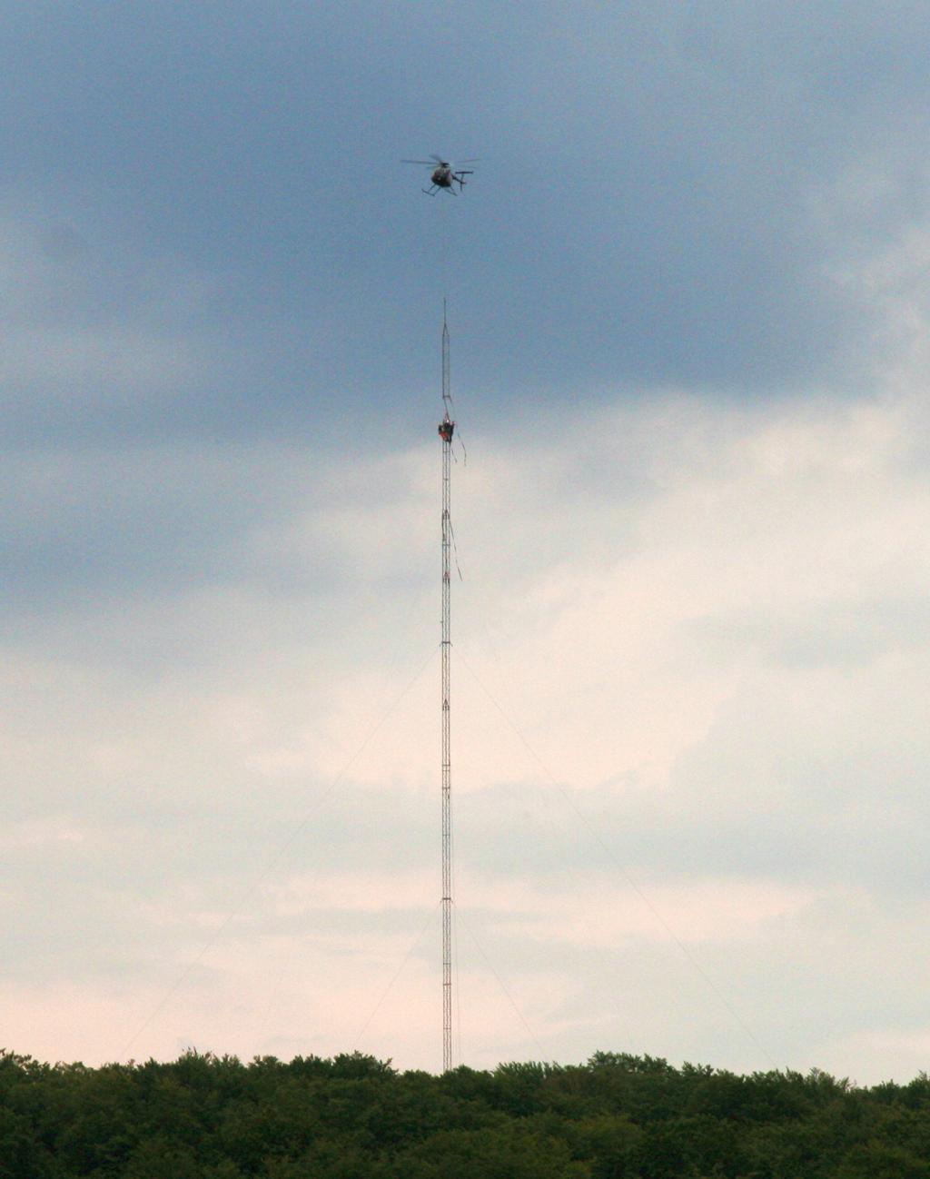 Ge:Net GmbH errichtet ersten 100m Mast in der Firmengeschichte per ...