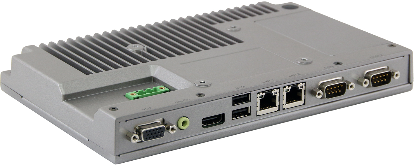 Neu bei Aprotech, ein ultradünner, lüfterloser Box-PC im Aluminium ...