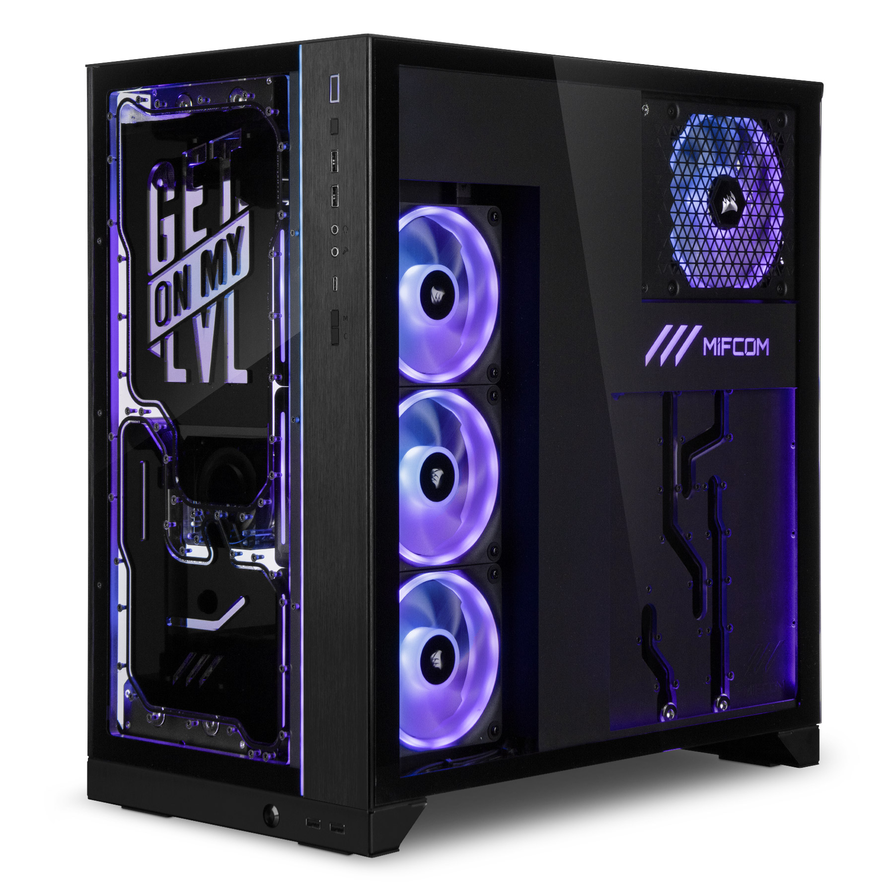 „Monte“ macht’s mit MIFCOM: der neue GetOnMyLVL-PC mit PS5, MIFCOM GmbH ...