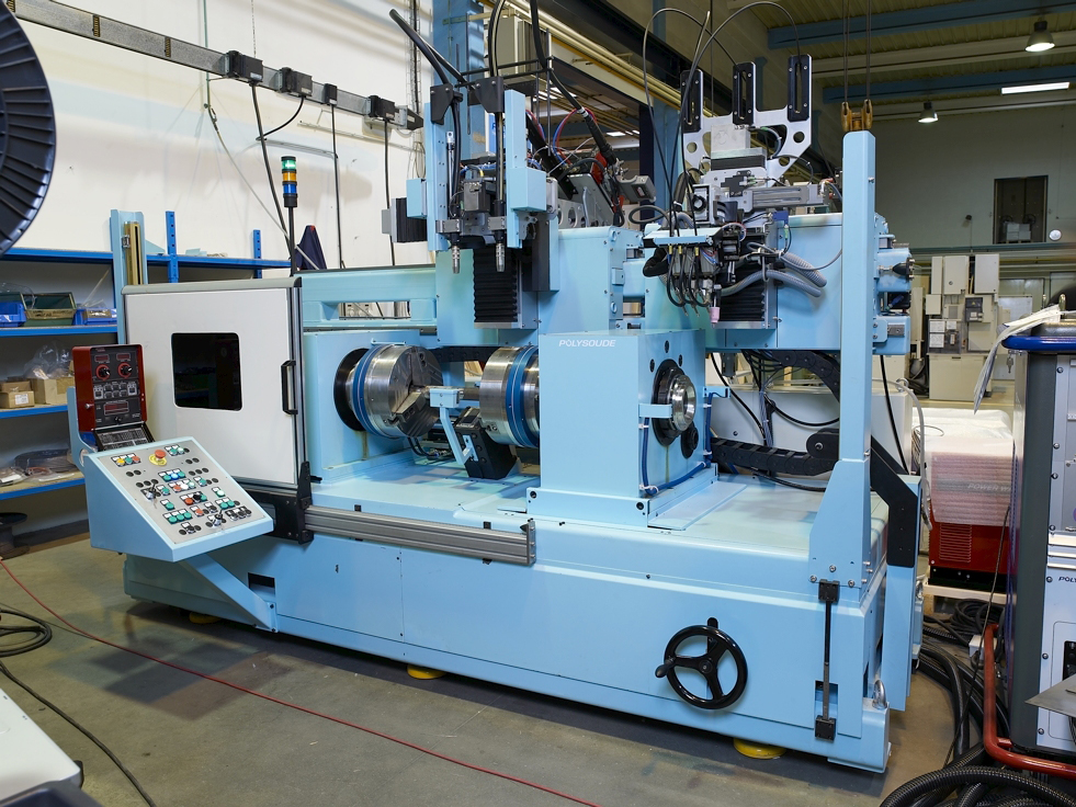 The use of welding lathes as "straight tube welder" in the boiler ...