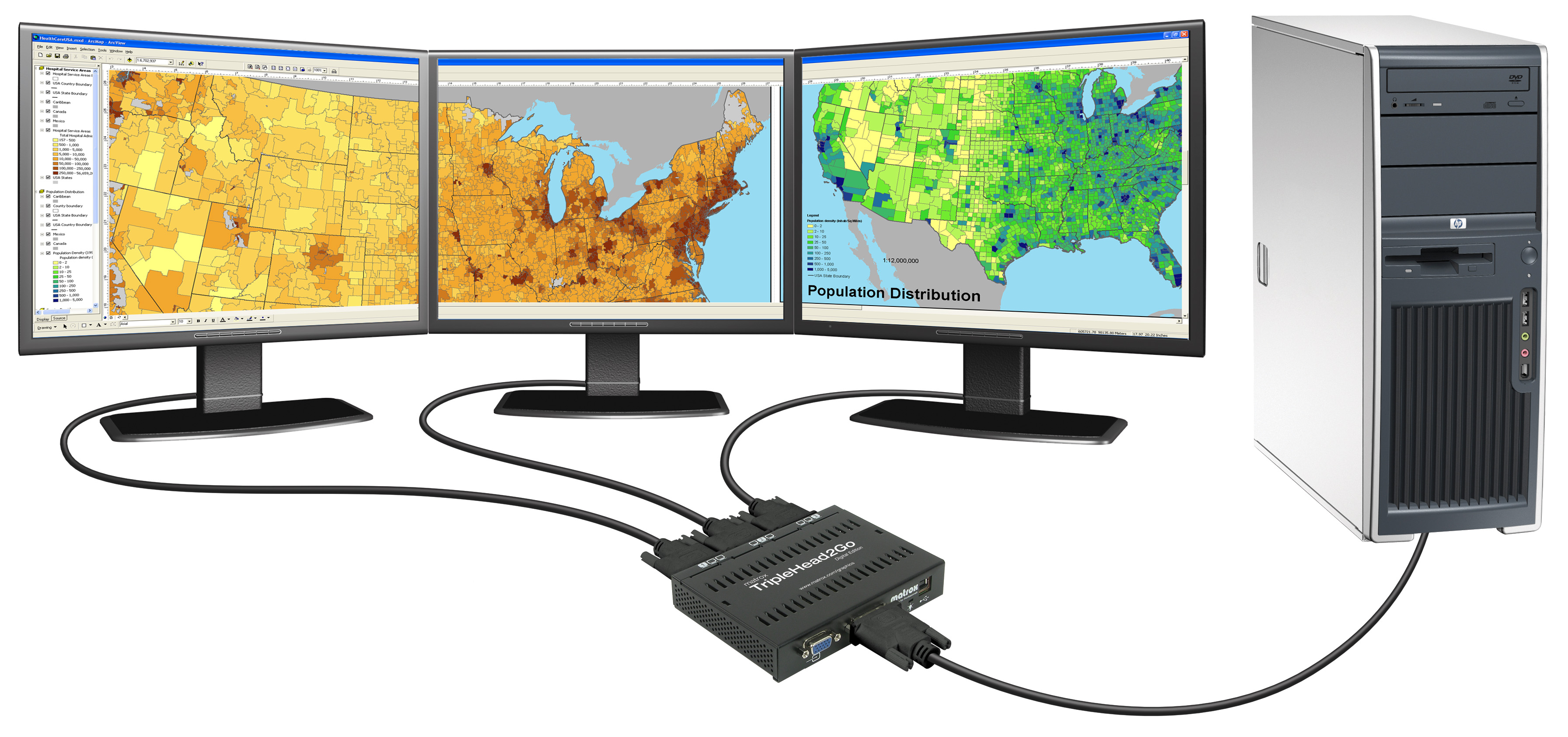 NEU: Matrox TripleHead2Go Digital Edition - jetzt mit digitalen Ein ...