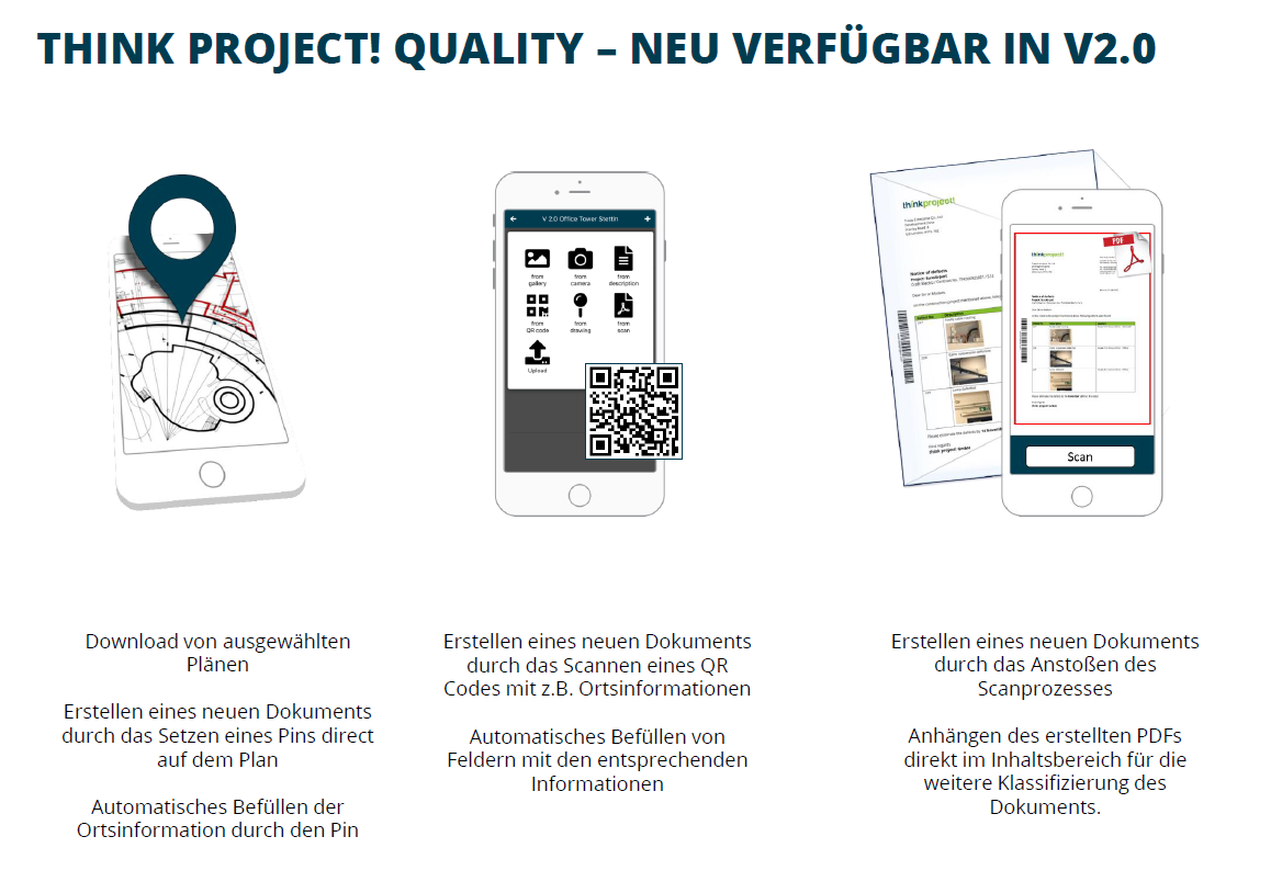 Bauprozesse werden mobil mit think project! Quality 2.0, thinkproject ...