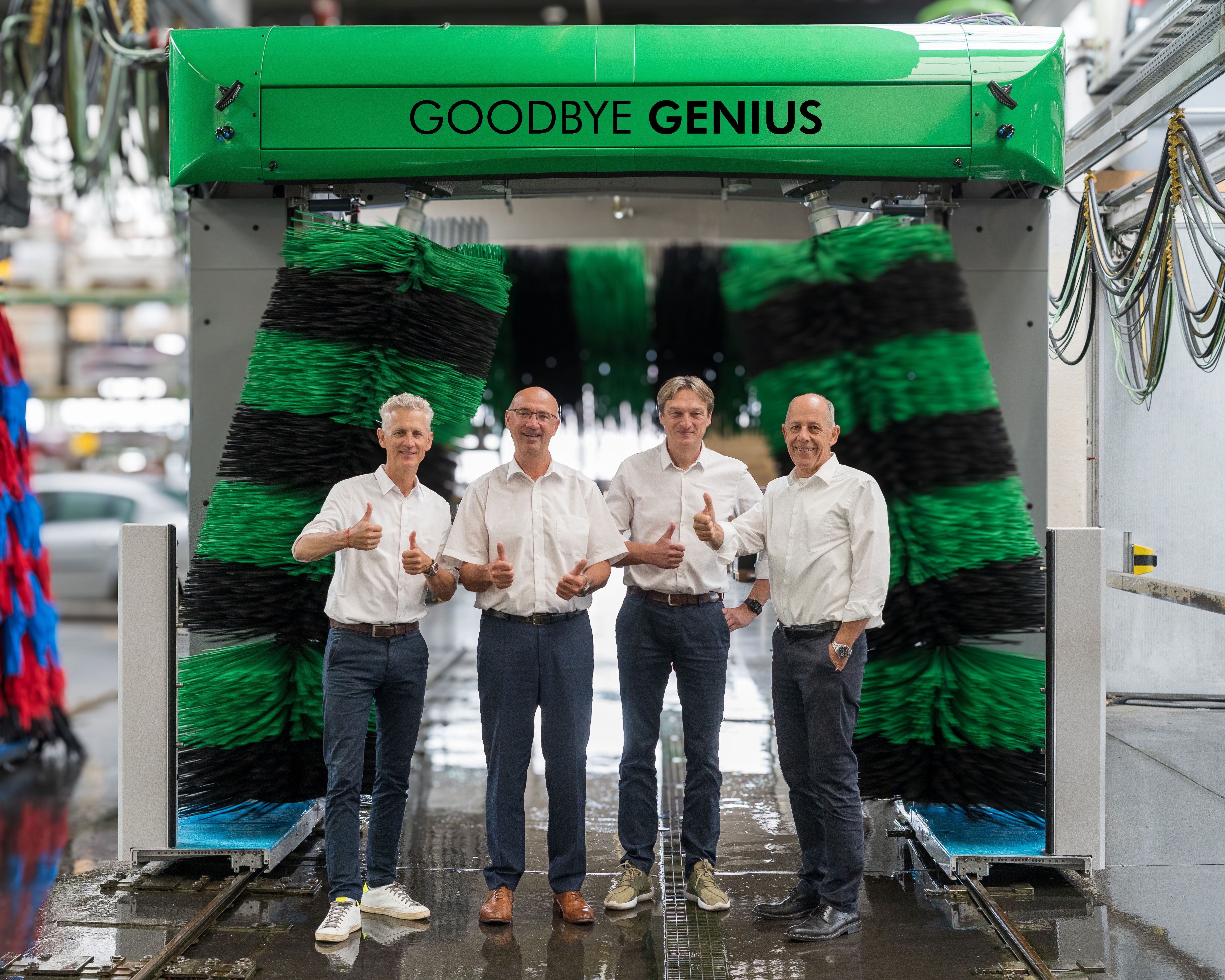 Goodbye GENIUS: 18 years Christ C160 GENIUS roll over wash unit. A ...