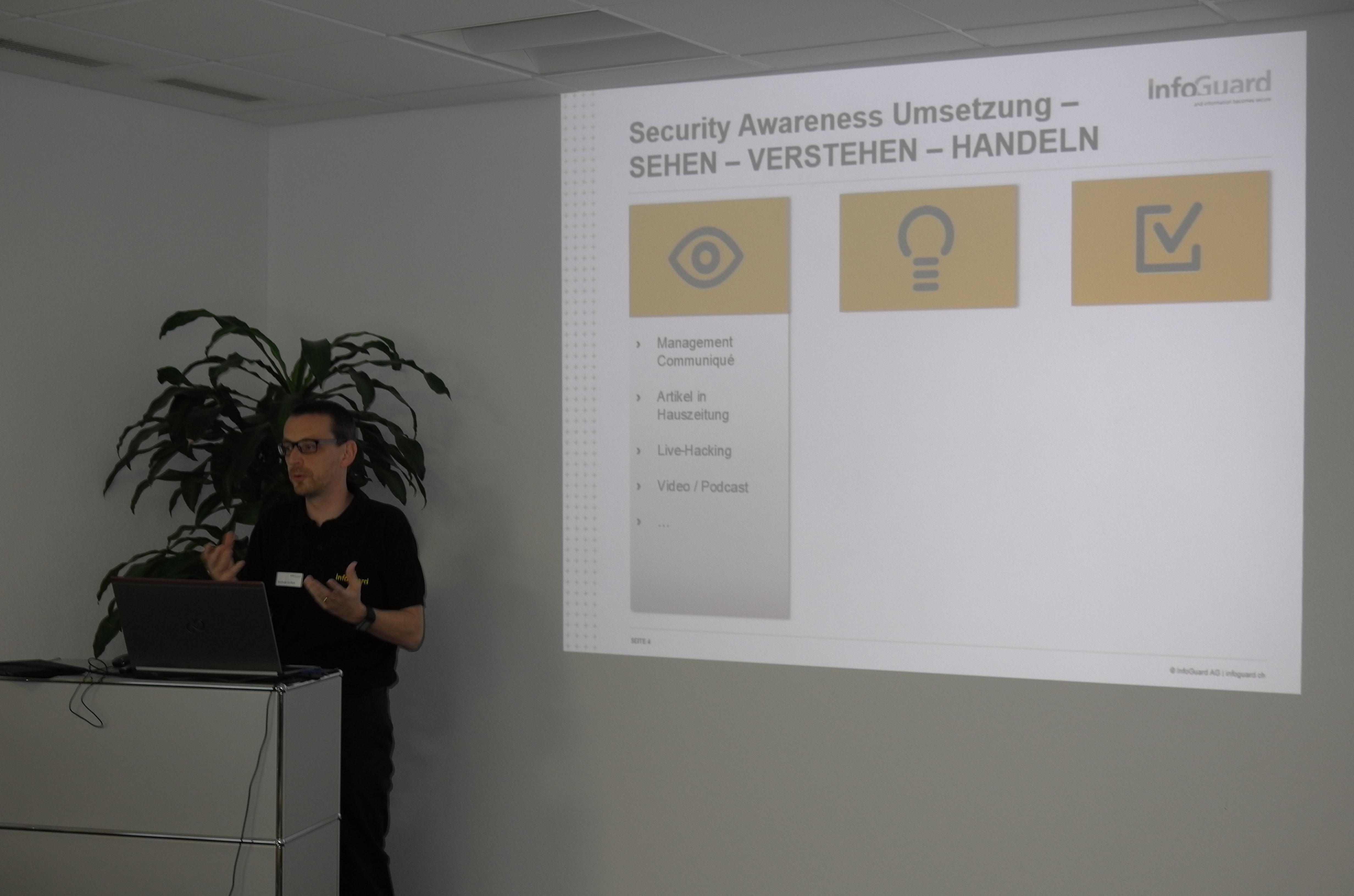 Mehr als 250 Besucher am InfoGuard Innovation Day 2016, InfoGuard AG ...