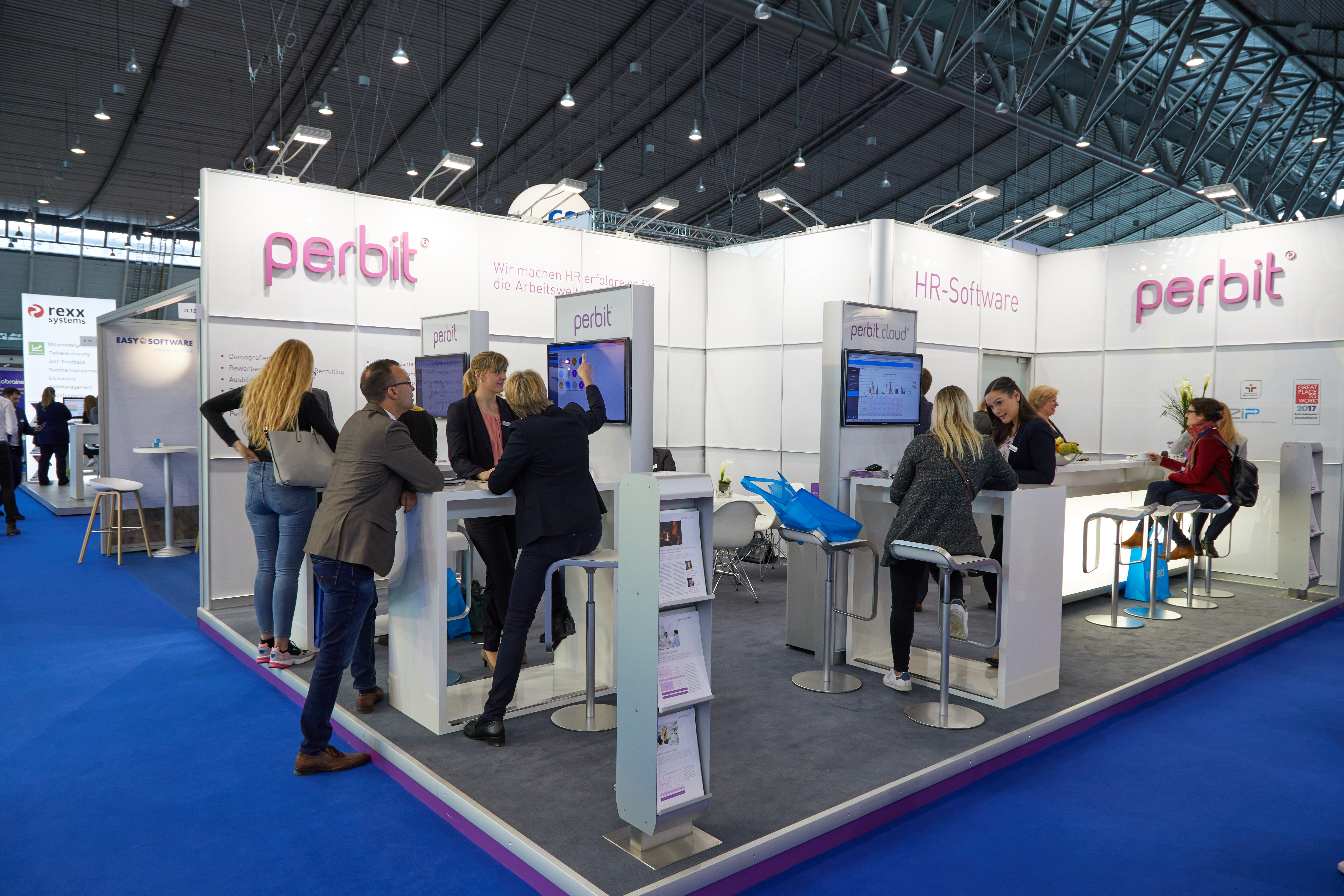 Zukunft Personal Nord und Süd: Das perbit-Messeteam stellt viele ...