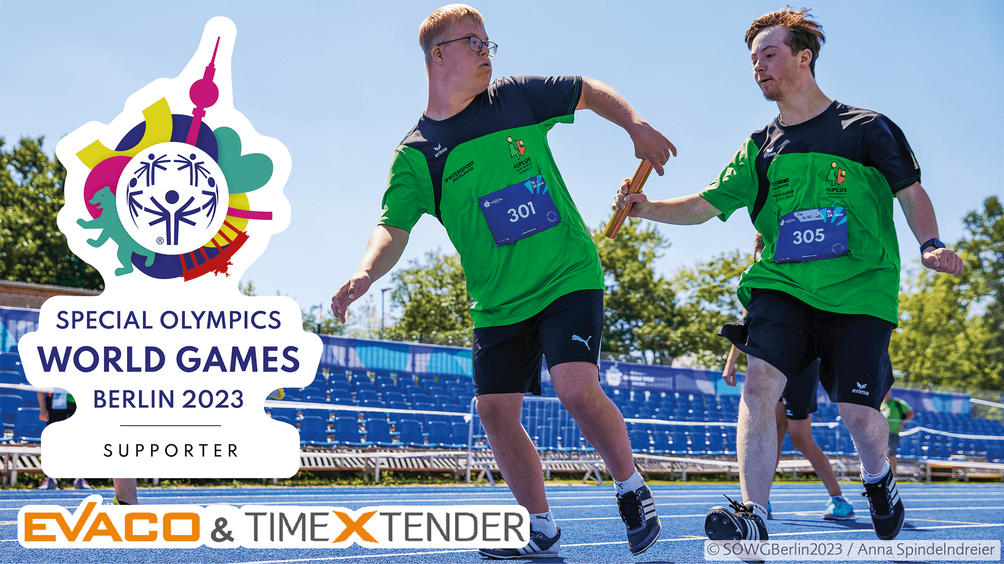 EVACO ist Supporter der Special Olympics World Games Berlin 2023, EVACO ...