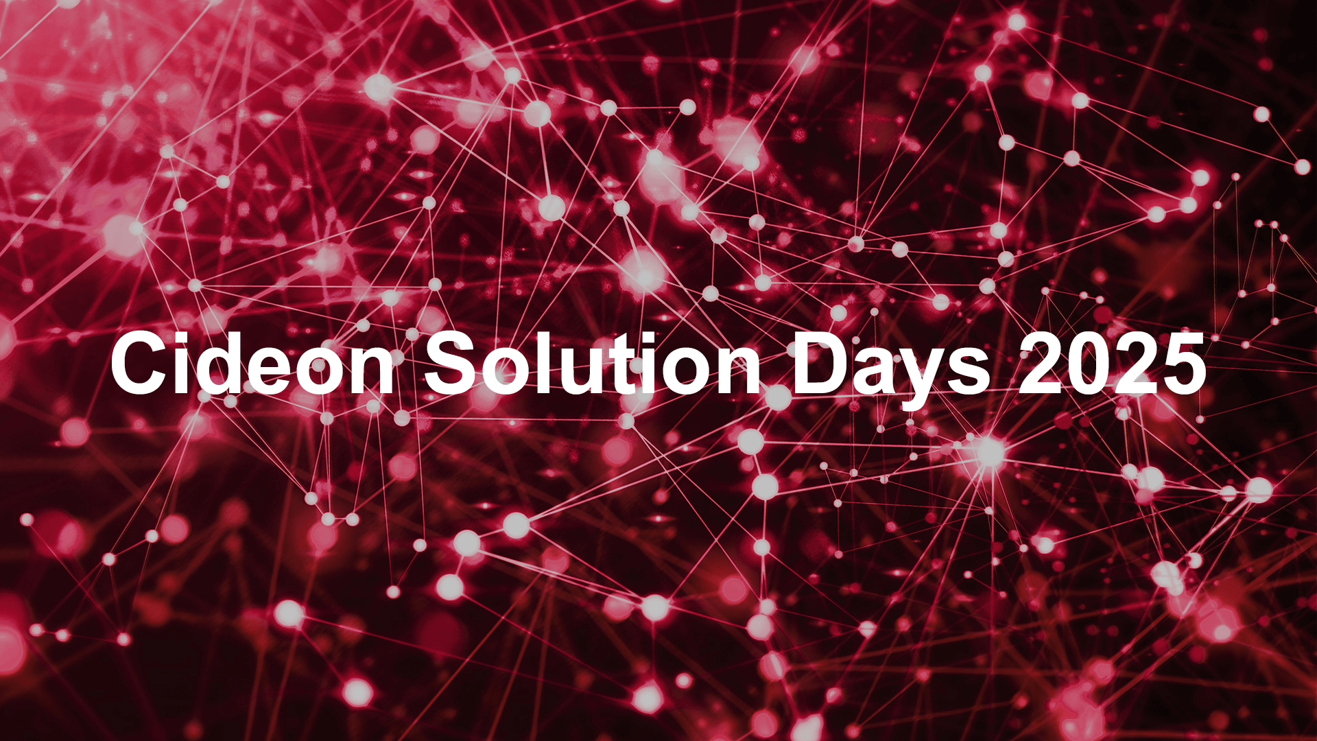 Cideon Solution Days: Zukunftsschmiede für digitales Engineering ...