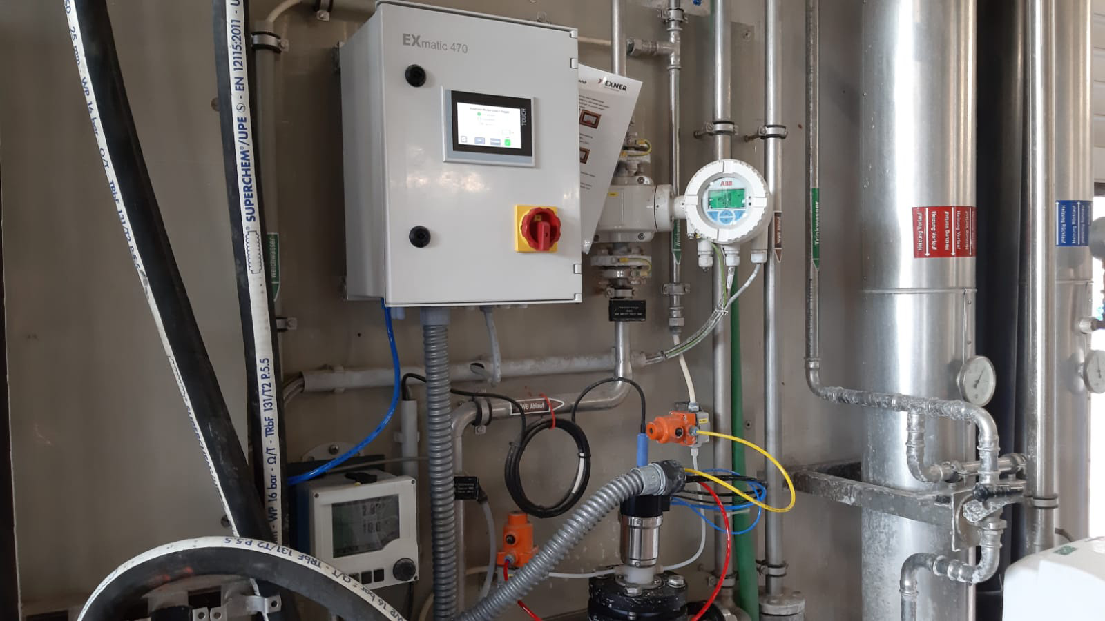 Cleaning control unit for pH measuring points, Exner Process Equipment ...