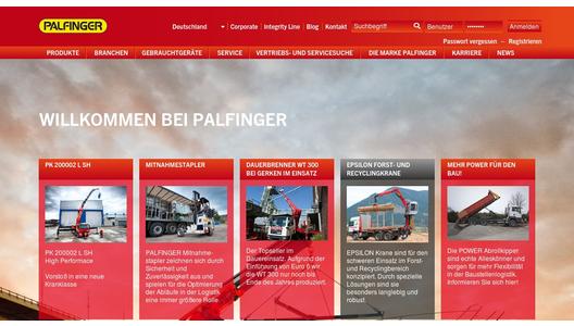 PALFINGER Crayler BM 214 spielt Paraderolle in der Teppichlogistik ...