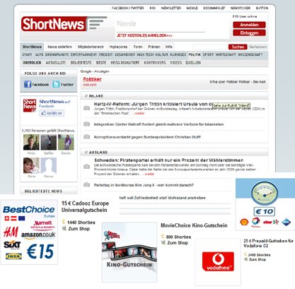 Preise abräumen bei ShortNews.de, ShortNews GmbH & Co. KG, Story ...