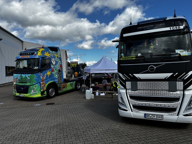 Ein Highlight für Kinder - Volvo Trucks mit bunter Sattelzugmaschine ...