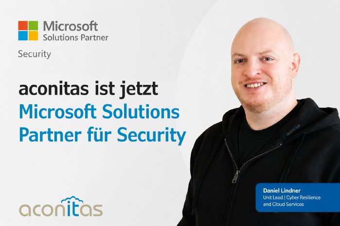 aconitas erhält Microsoft Solutions Partner Status für Security ...