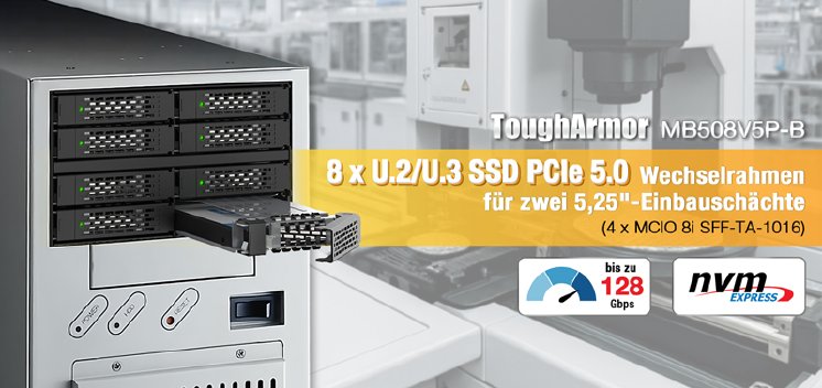 Verwandeln Sie zwei 5,25" Schächte in ein Hochleistungs-NVMe ...