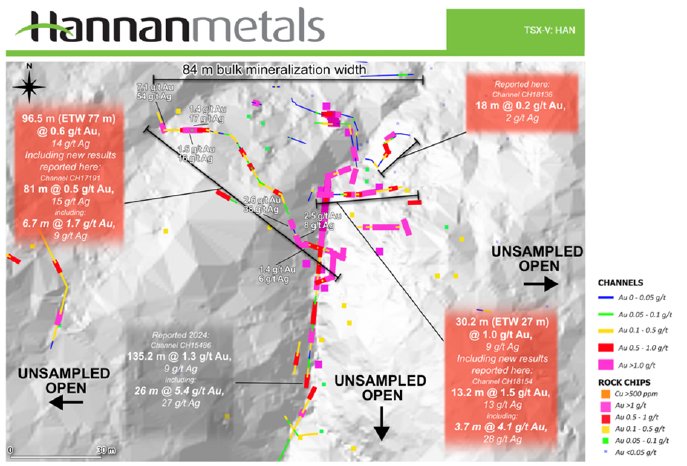 Hannan vergrößert die Breite der Goldmineralisierung bei Previsto in ...