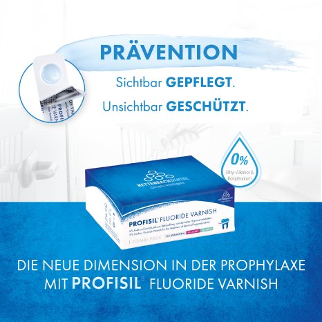 Profisil® Fluoride Varnish – glatte, klare Schicht für Schutz ohne ...