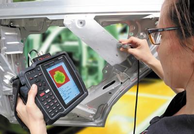 Efficient preparation of spot weld testing according to a test plan ...